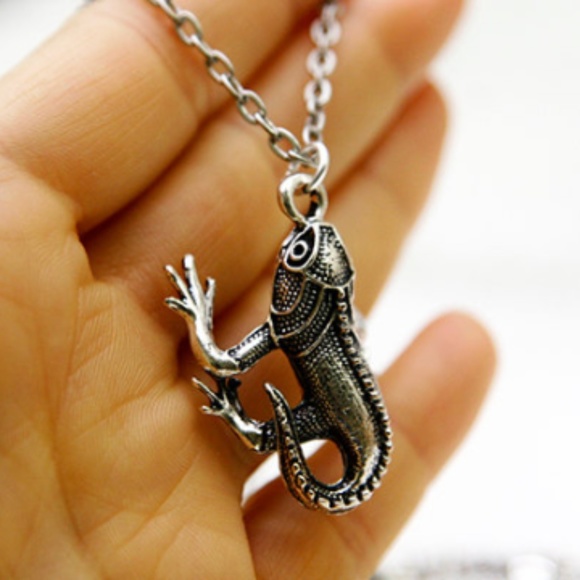 Handmade | Jewelry | Chameleon Lizard Necklacebracelet Handmade | Poshmark